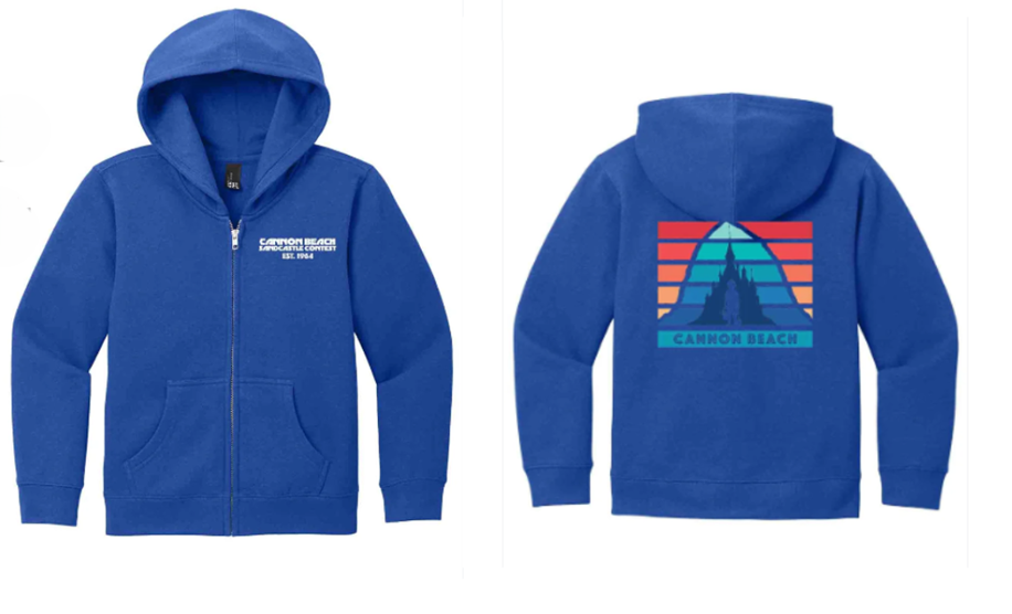 60th Anniversary Sandcastle Contest Poster Youth Hoodie (Royal Blue ...