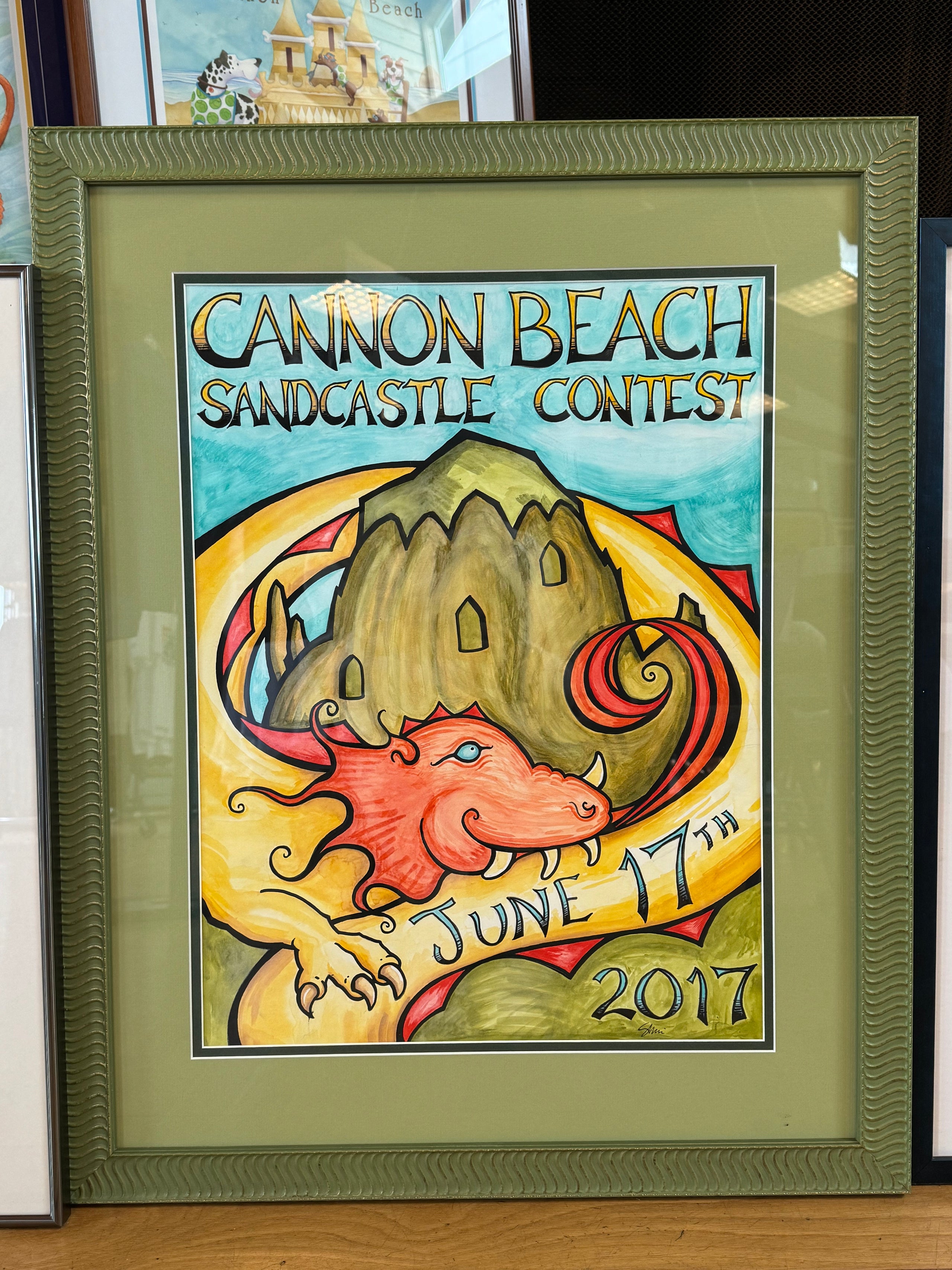 Sandcastle Limited Edition Posters | Cannon Beach Chamber of Commerce